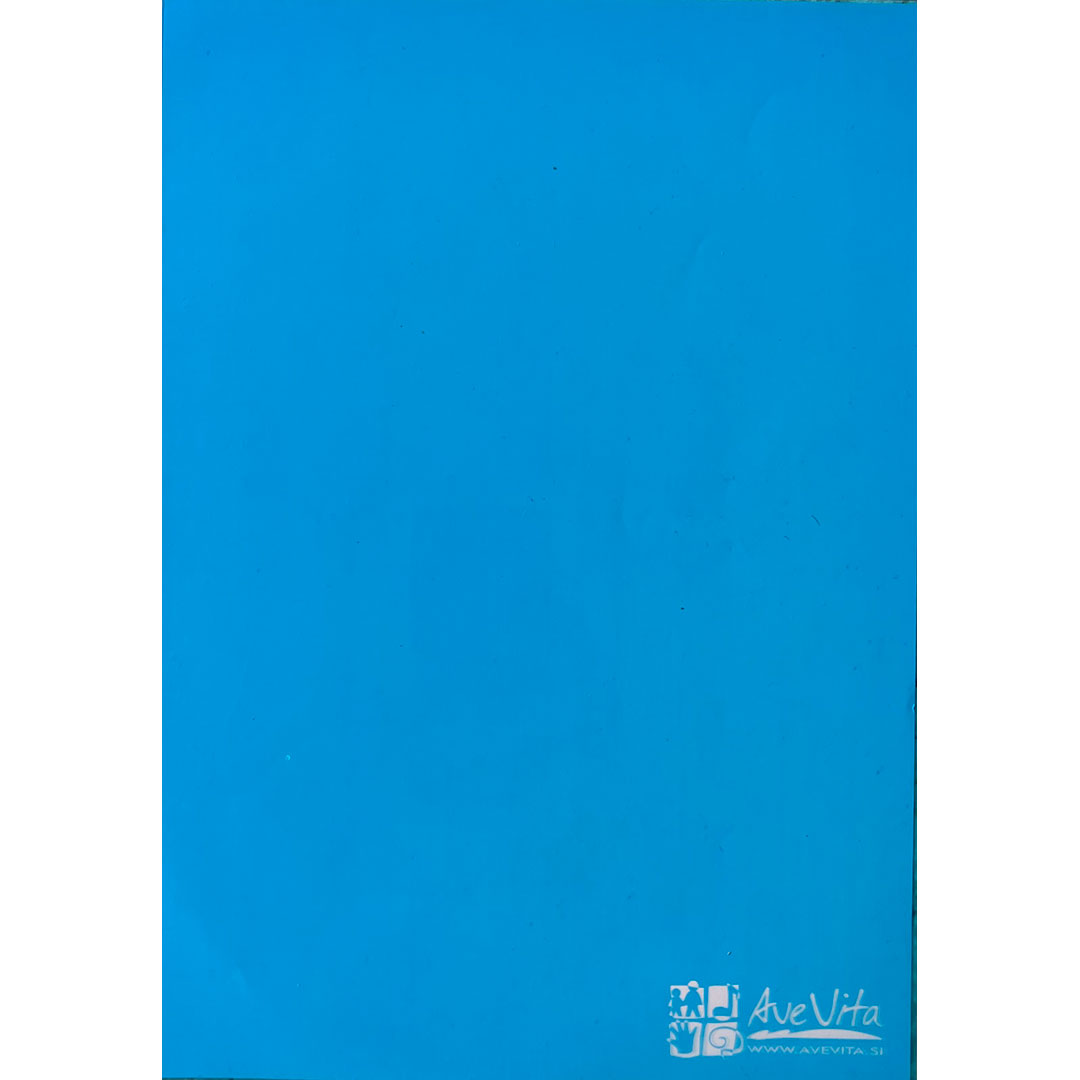 BRALNA FOLIJA, velikost A4, modra barva