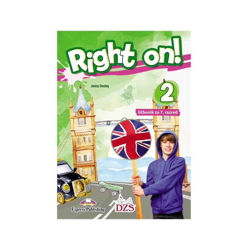 RIGHT ON 2, učbenik za angleščino